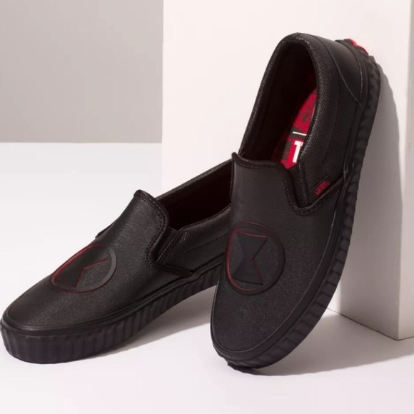 Vans | Shoes | New Vans Marvel Black Widow Slip On | Poshmark